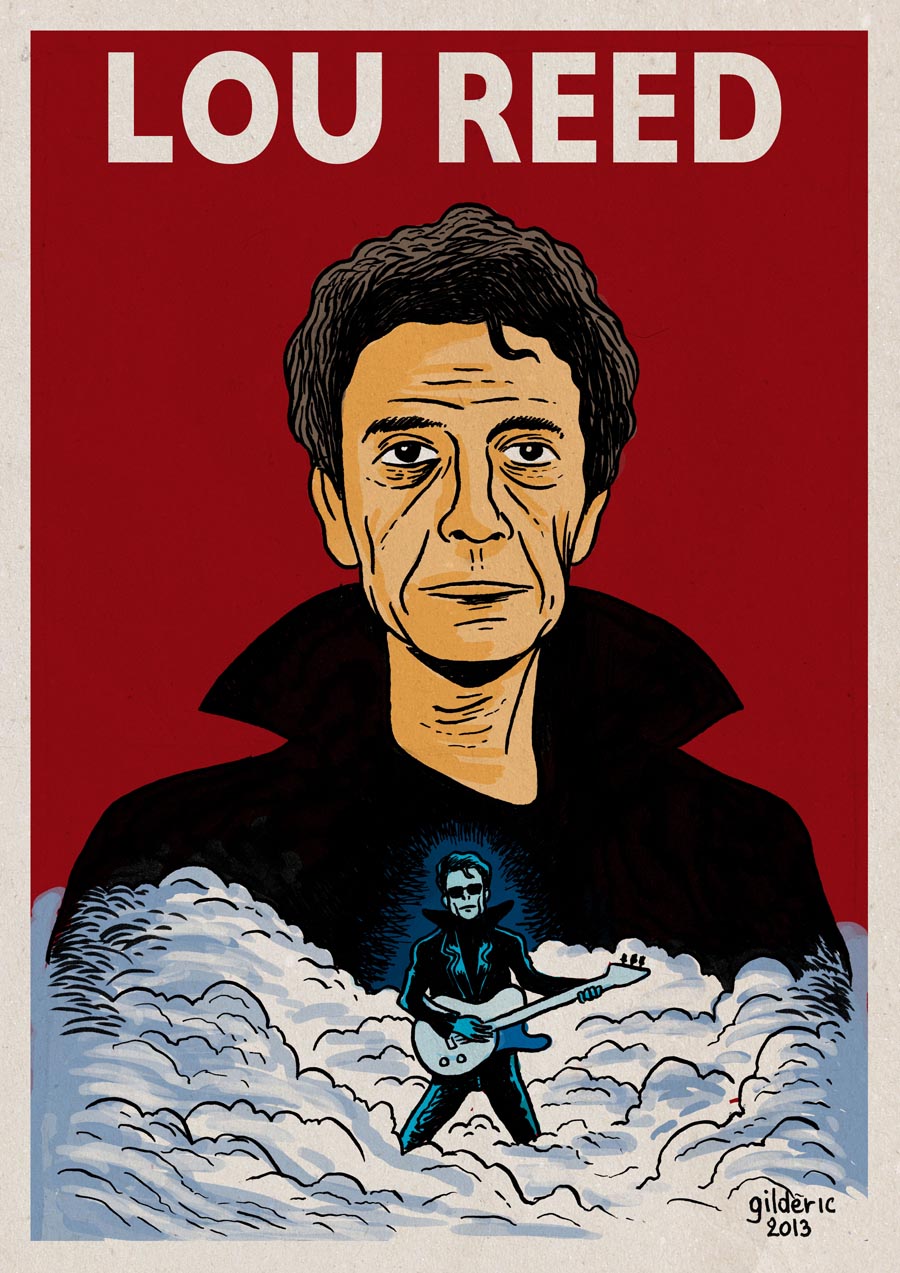 Adieu Lou Reed (poster) – Imagier