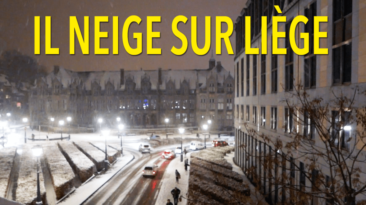 Il neige sur Liège : dans la tempête (photos et vidéos) – Imagier
