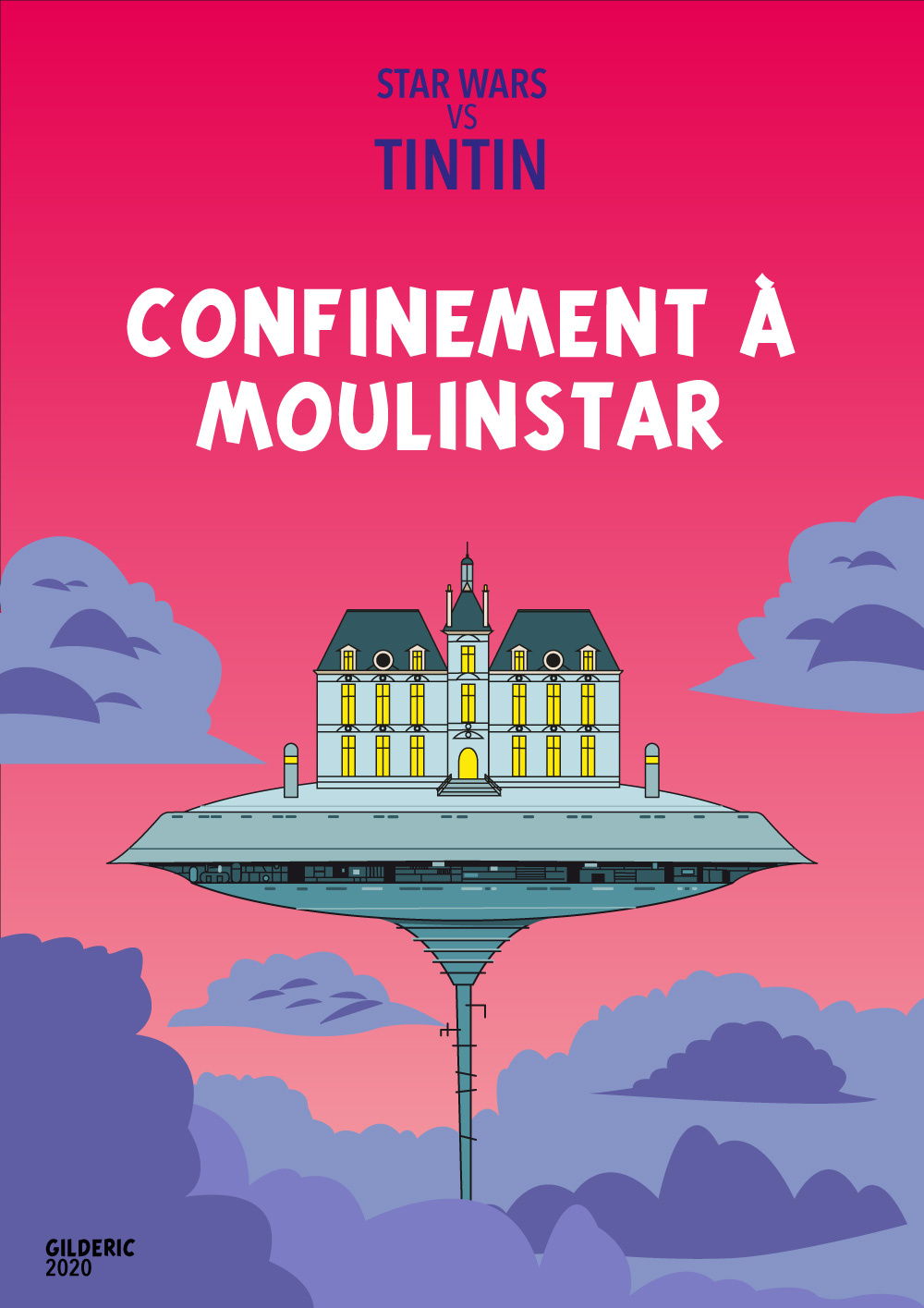 Tintin vs Star Wars XII : Confinement à Moulinsart – Imagier