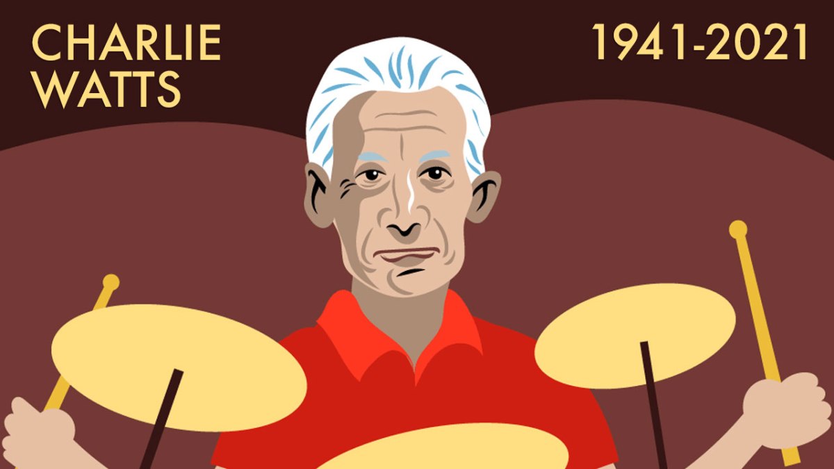 Charlie Watts illustré : hommage au plus discret des Rolling Stones ...